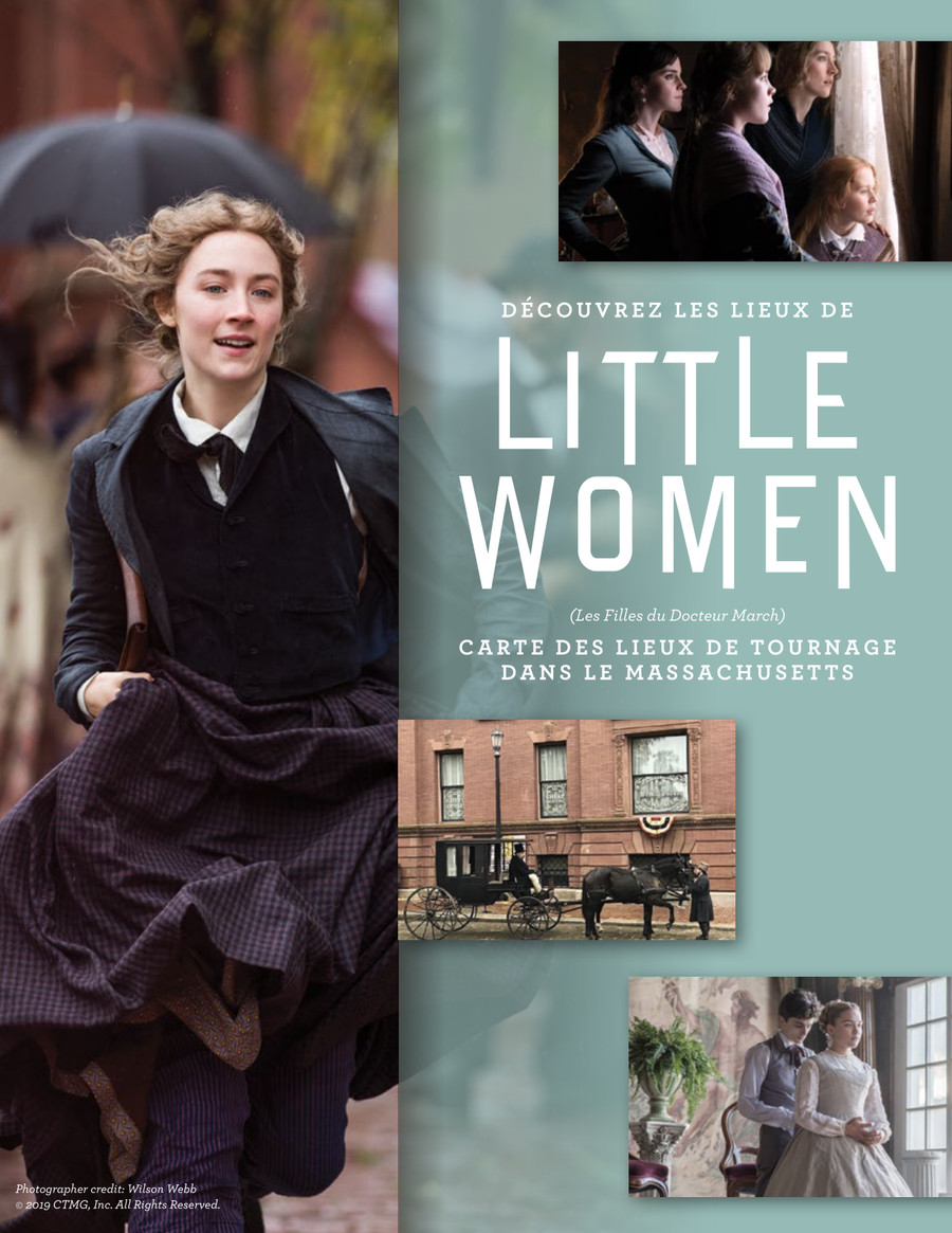 Little Women Massachusetts Film Location Map FRENCH by EOED/MOTT ...