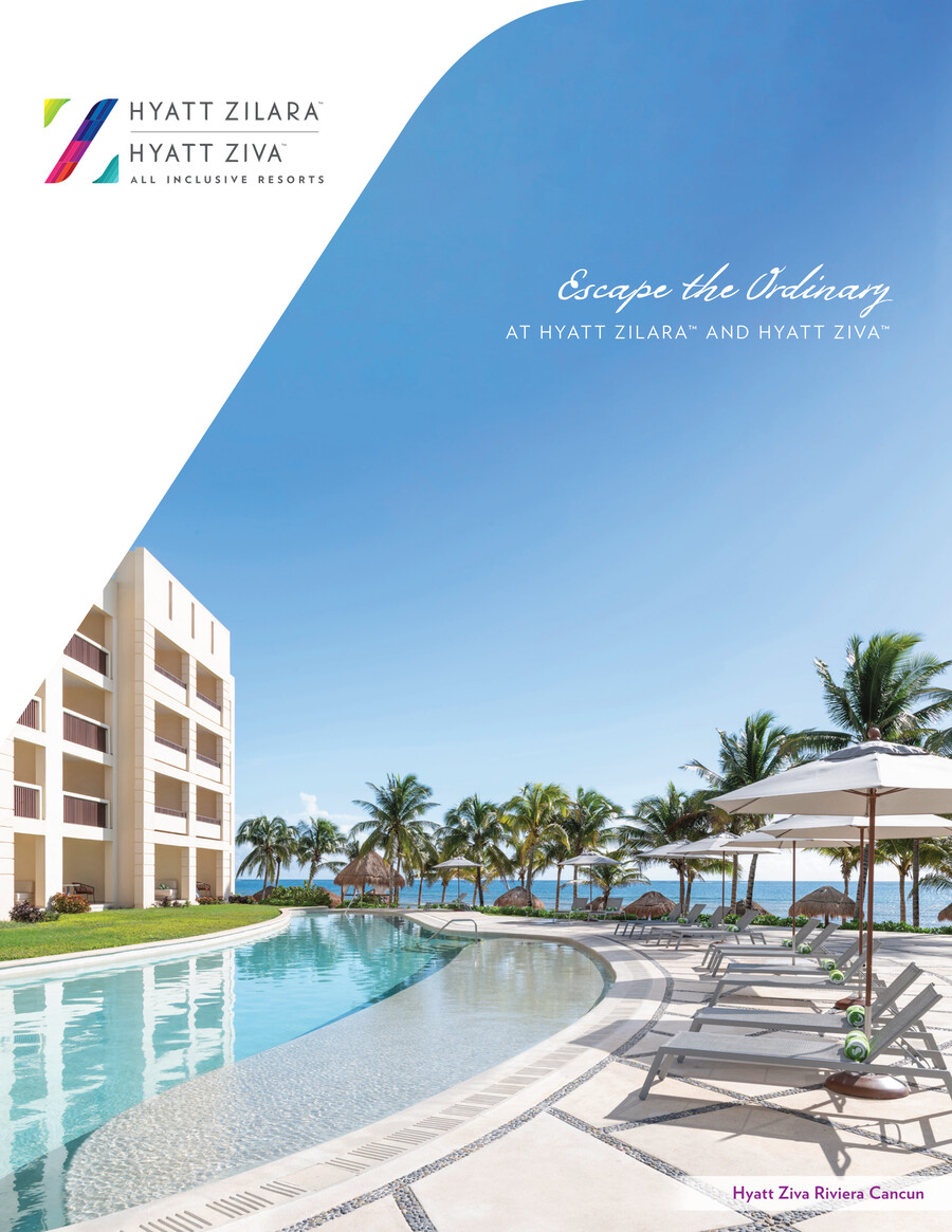 Hyatt Zilara & Hyatt Ziva Brand Gatefold by Danny Rose - Flipsnack