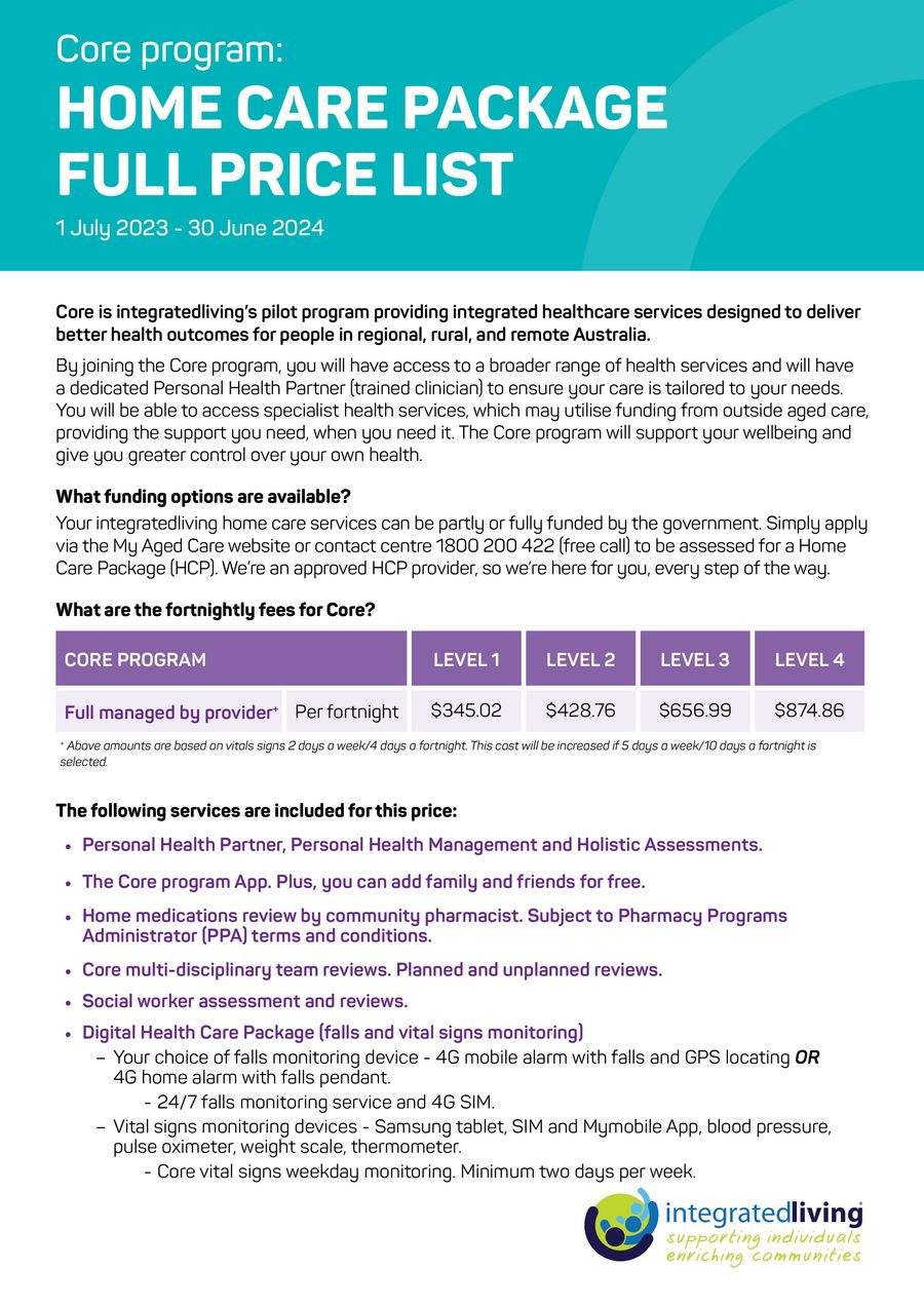 Core HCP Full Price List July 2023 - June 2024 by... - Flipsnack