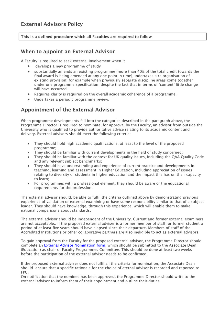 External_Advisors_Policy by YUS - Flipsnack