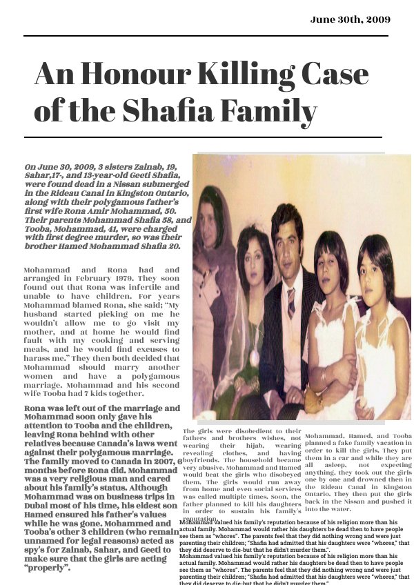 Shafia Family Murder by ally - Flipsnack