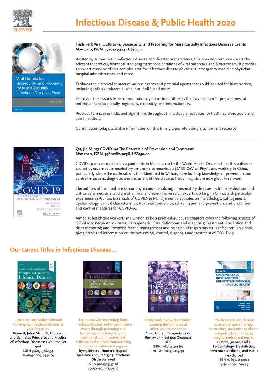Infectious Disease and Public Health 2020 by Elsevier - Flipsnack