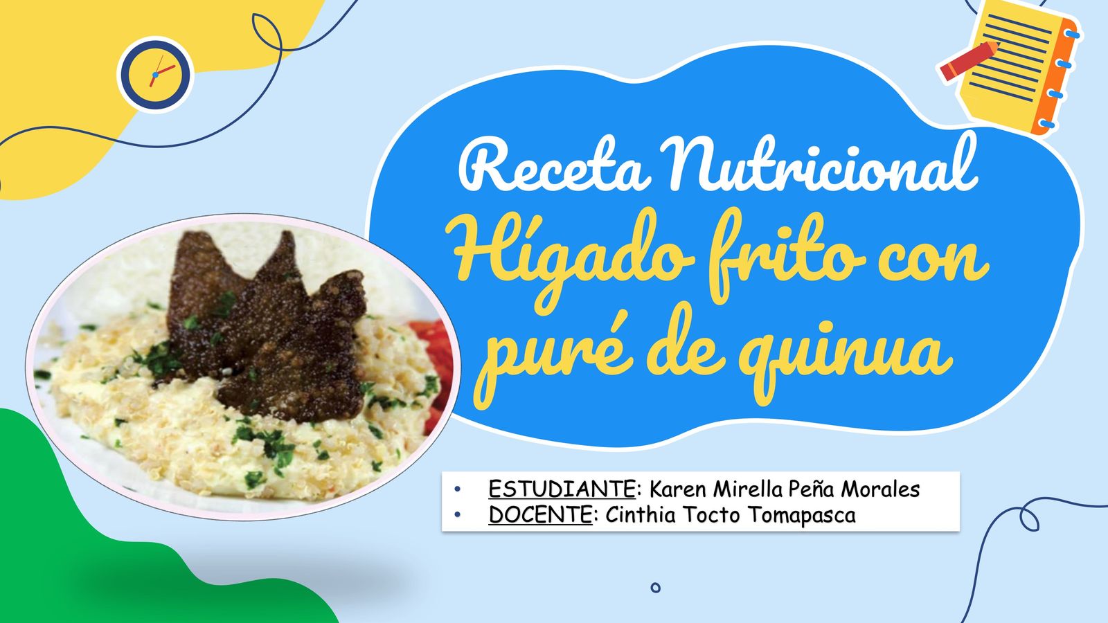 RECETA DE HIGADO FRITO CON PURÉ DE QUINUA by KAREN... - Flipsnack