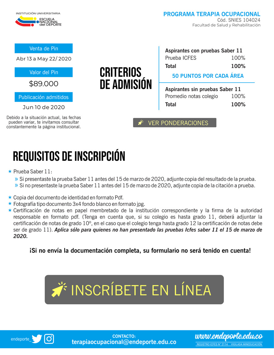 CRITERIOS TERAPIA OCUP 2020-2 by Maria Fernanda... - Flipsnack