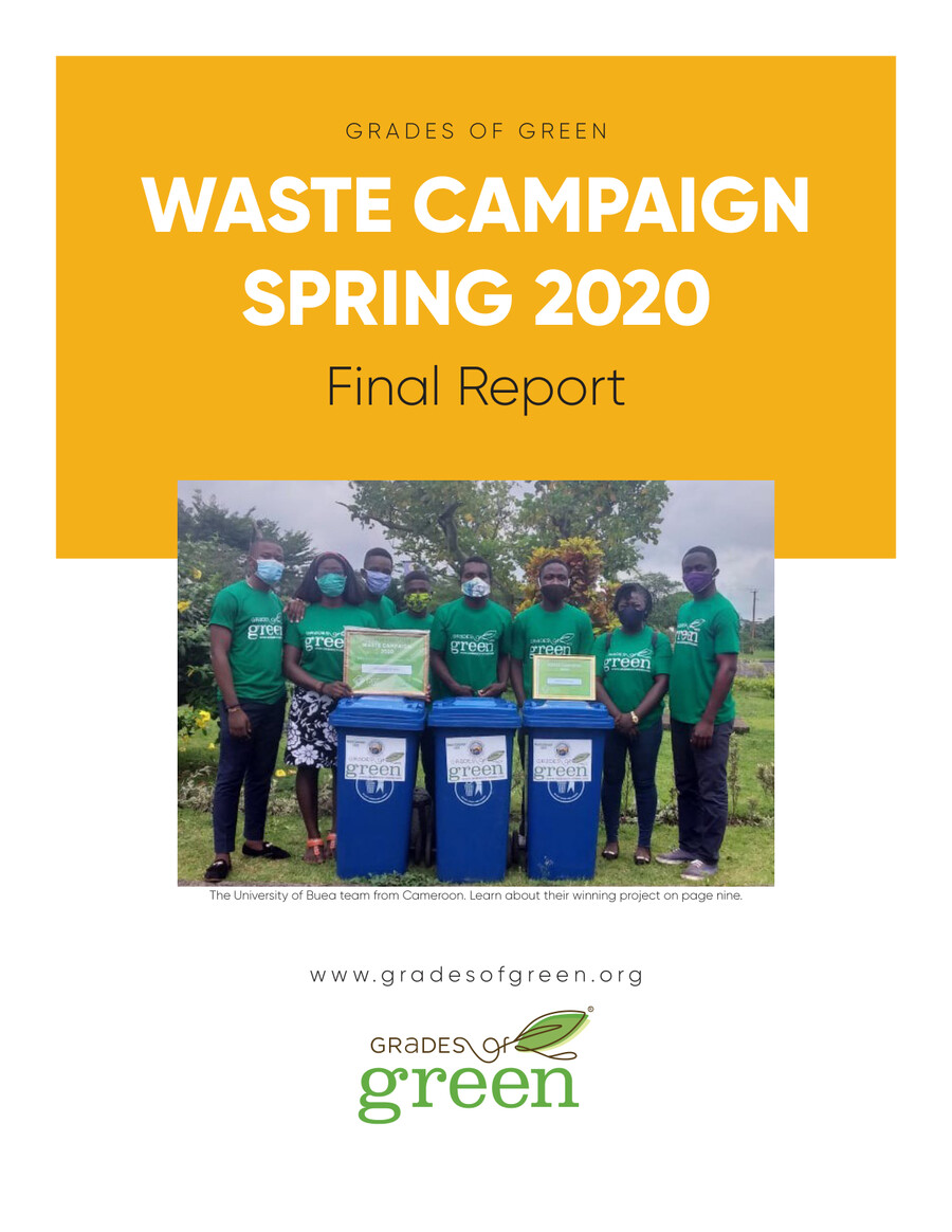 Waste Campaign Report 2020 FNL - Book 8-24-20 by Grades of Green ...
