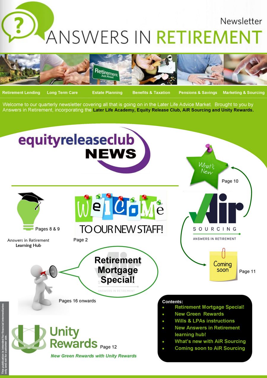 Answers in Retirement Newsletters by Answers in... - Flipsnack
