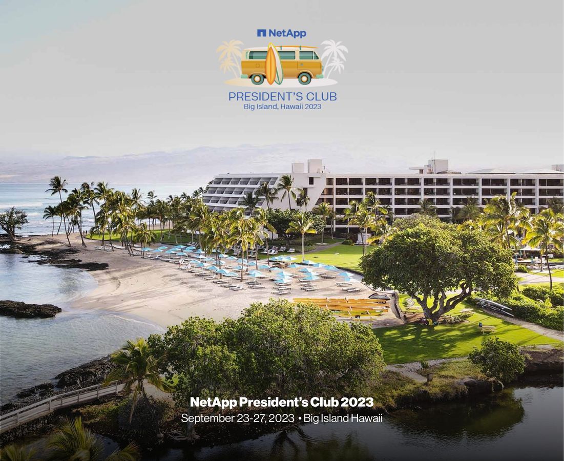 NetApp President's Club 2023 Program of Events by Creative Group Inc ...