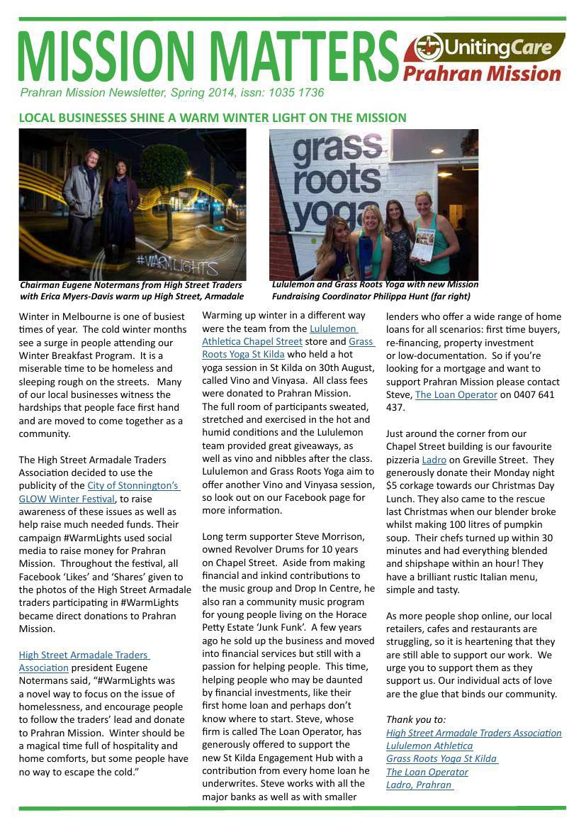 Spring Mission Matters by Prahran Mission - Flipsnack