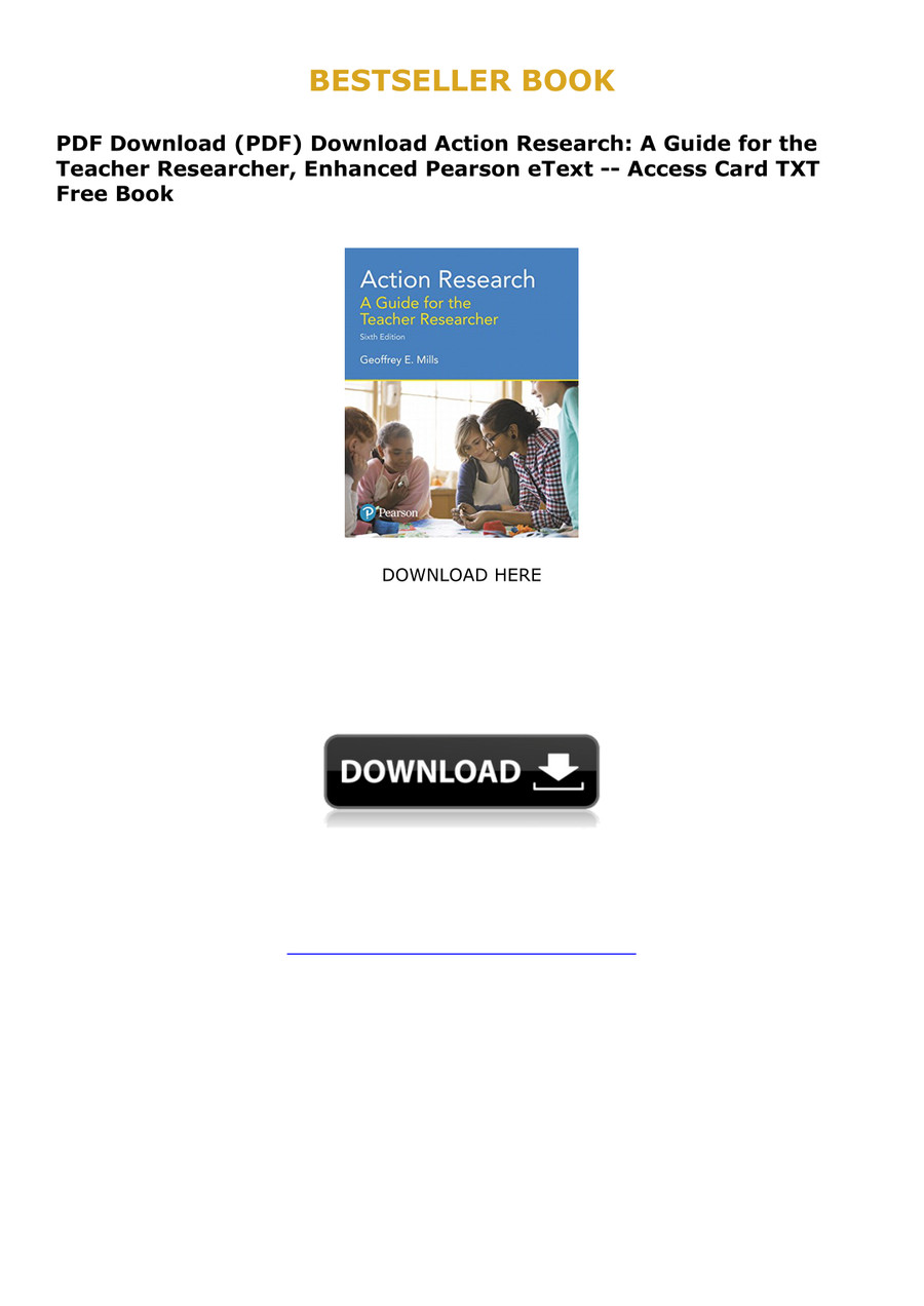 (PDF) Download Action Research: A Guide for the Teacher Rese by ...