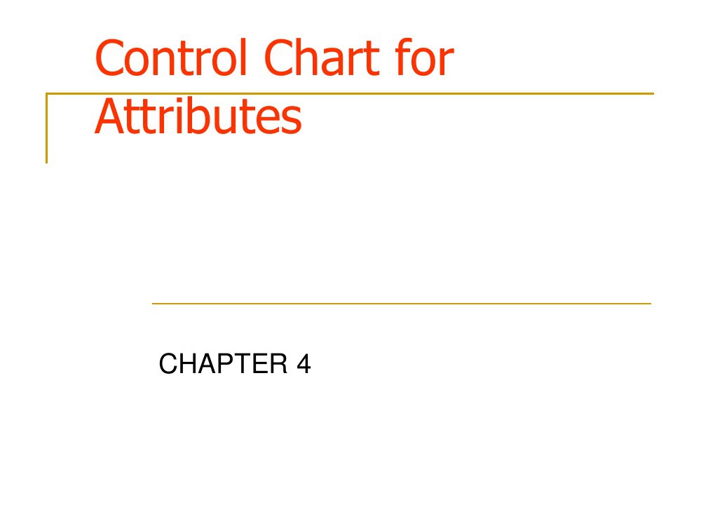 CONTROL CHART ATTRIBUTE by rohanaisemaail - Flipsnack