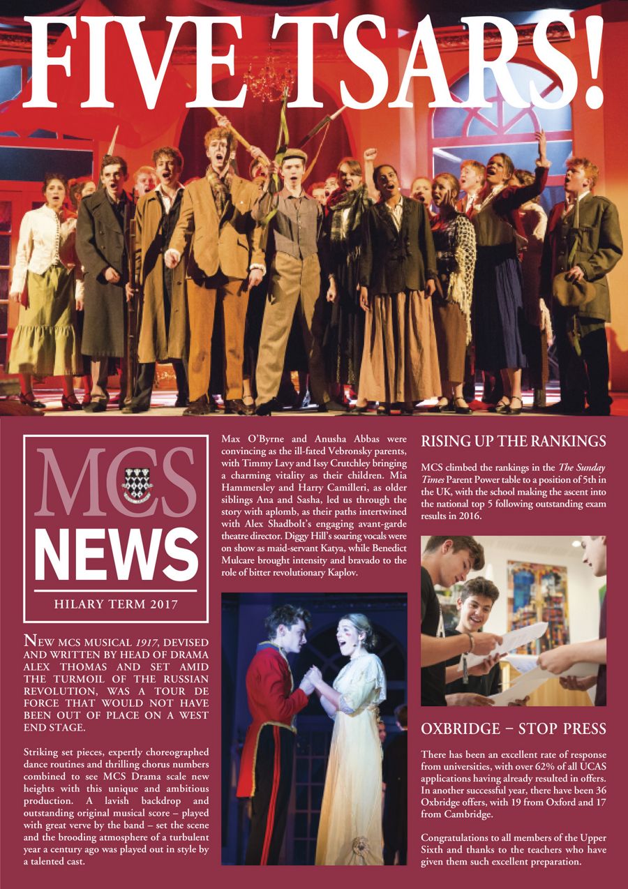 Hilary 2017 MCS Newletter by MCS - Flipsnack