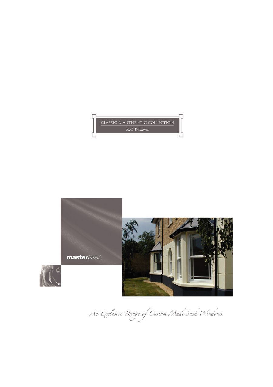 Masterframe Classic Sliding Sash Windows Brochure by Chris - Flipsnack