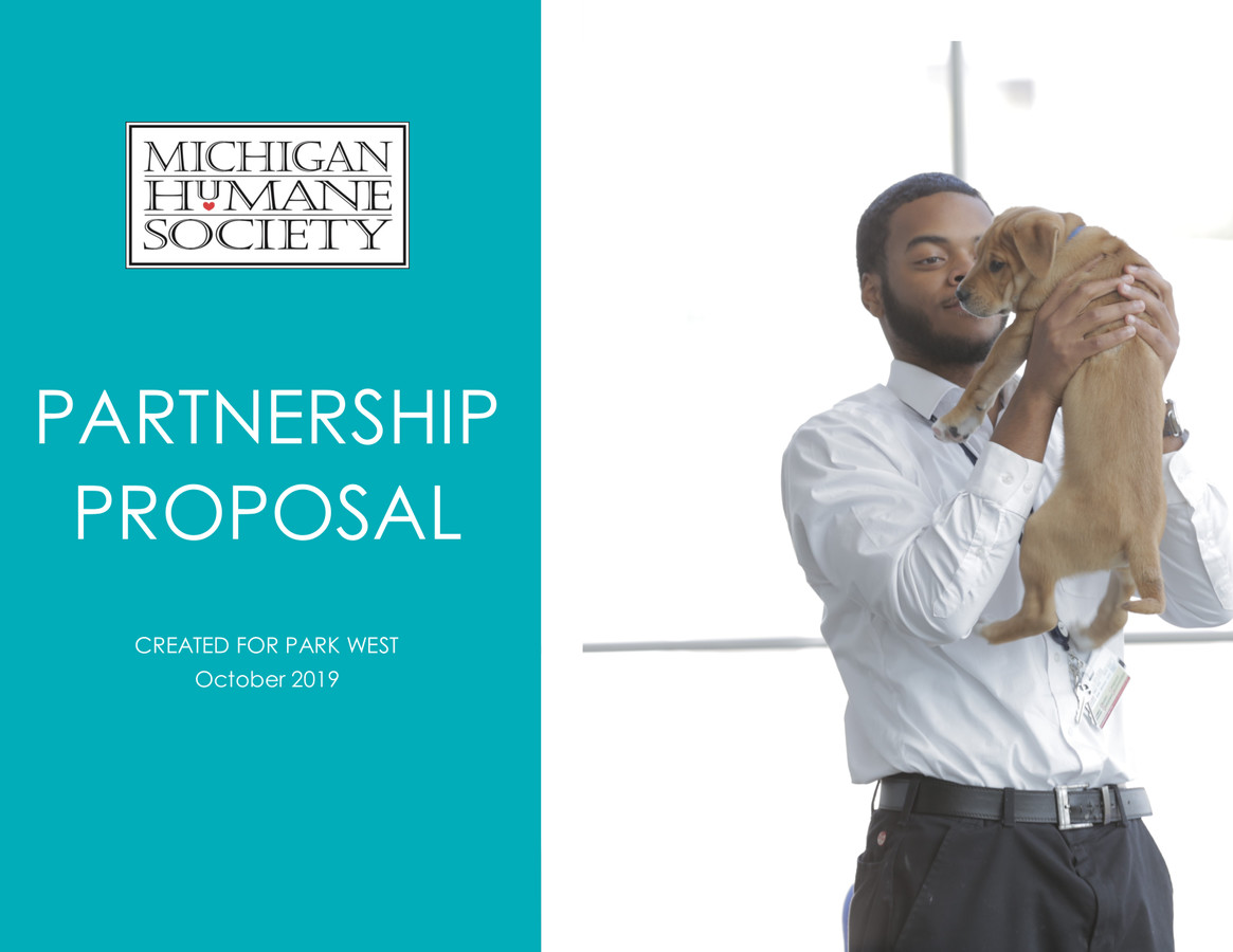 Michigan Humane Society - Park West - 2020 Partnership Propo by Becky ...