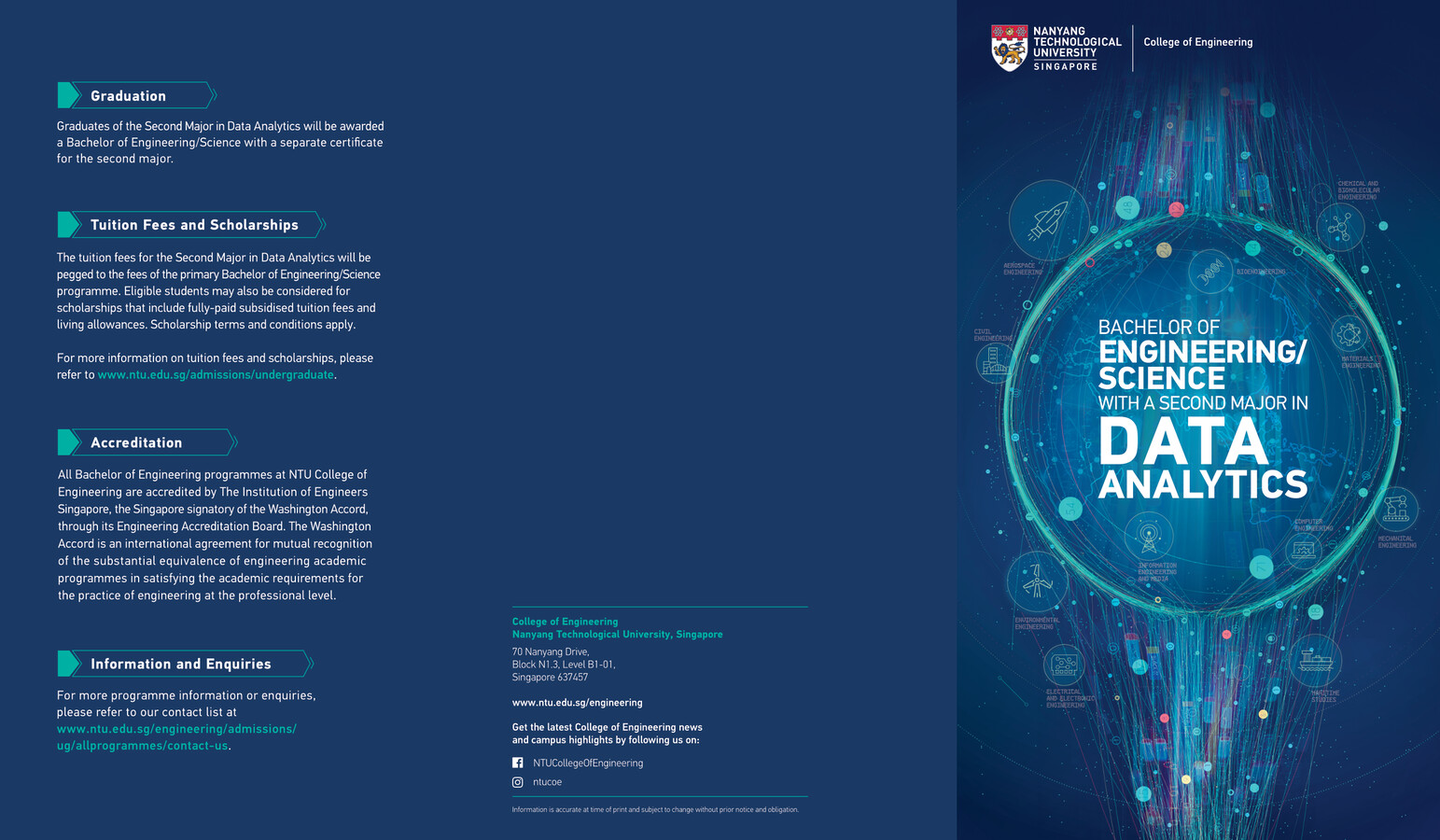 Second Major in Data Analytics Brochure by NTU