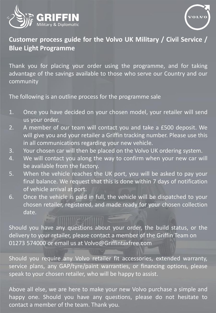 Volvo Programme - Customer process guide 2023 by... - Flipsnack