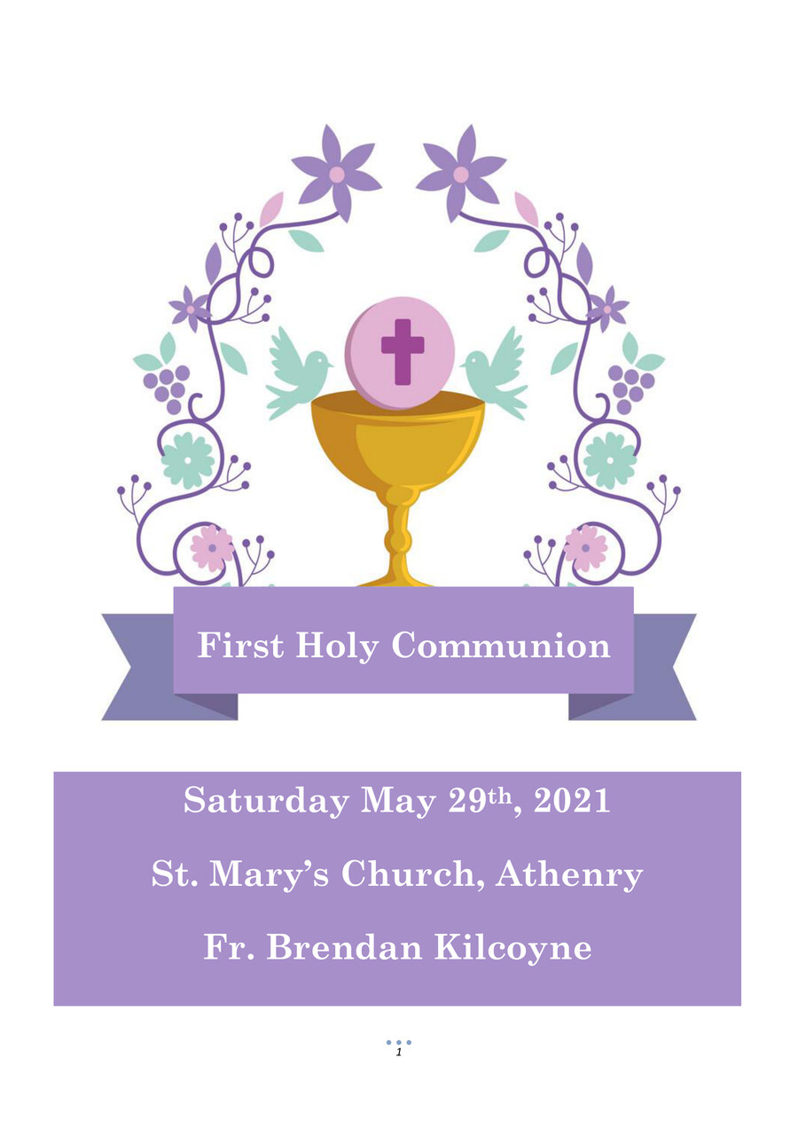 First Holy Communion Mass Booklet by Megan - Flipsnack