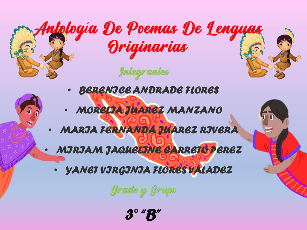 Antología De Poemas De Lenguas Originarias by Juarez Odalys - Flipsnack