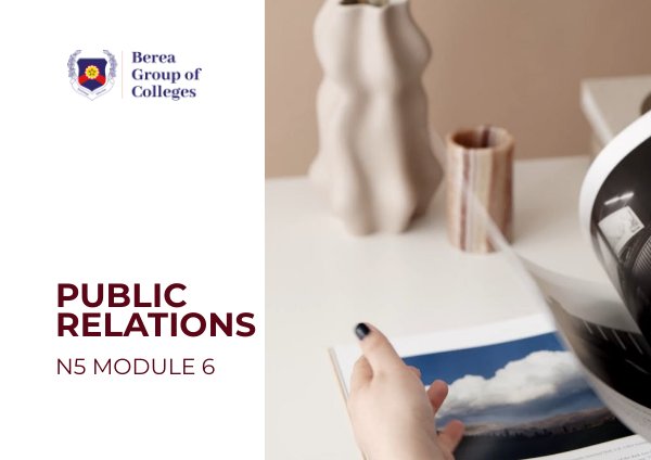 Public Relations N5 Module 6 by E-Publishing - Flipsnack