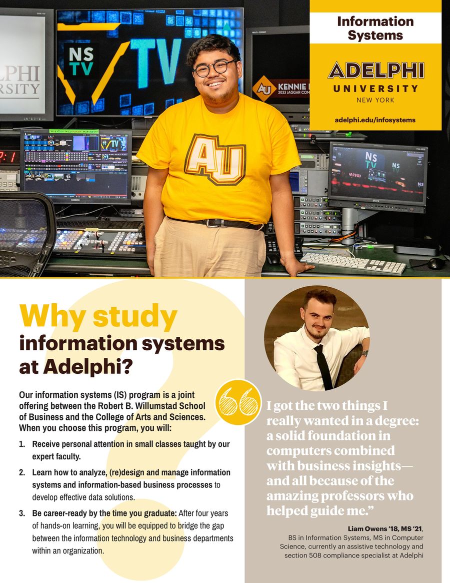 Adelphi University Information Systems Brochure (23669) by Adelphi ...