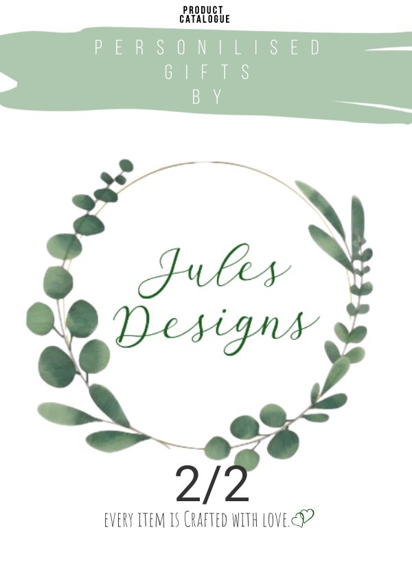 Jules Designs Product Catalogue 2/2 by Julie Smithson - Flipsnack