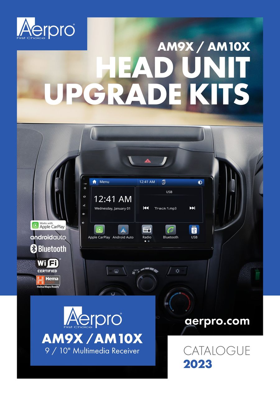 AERPRO - AM9X/AM10X HEAD UNIT UPGRADE KITS CATALOGUE 2023 by TDJ Australia - Flipsnack