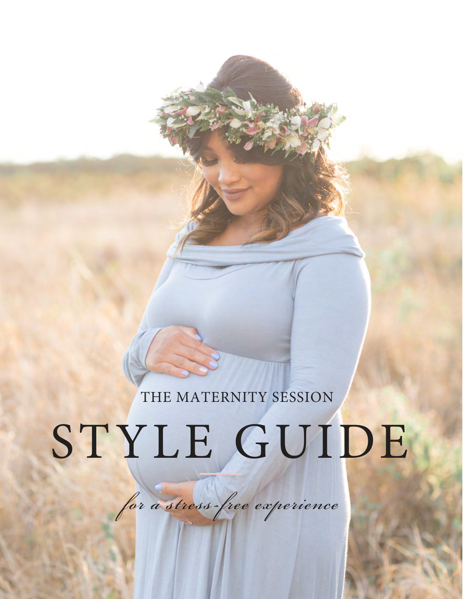 Maternity Session Style Guidebook by Myrna - Flipsnack