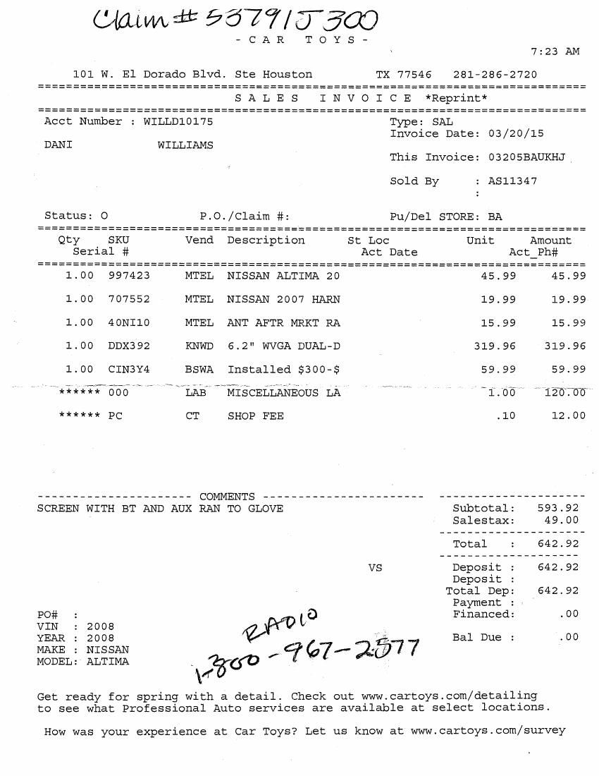 CAR TOYS RECEIPT by Yolanda Williams - Flipsnack