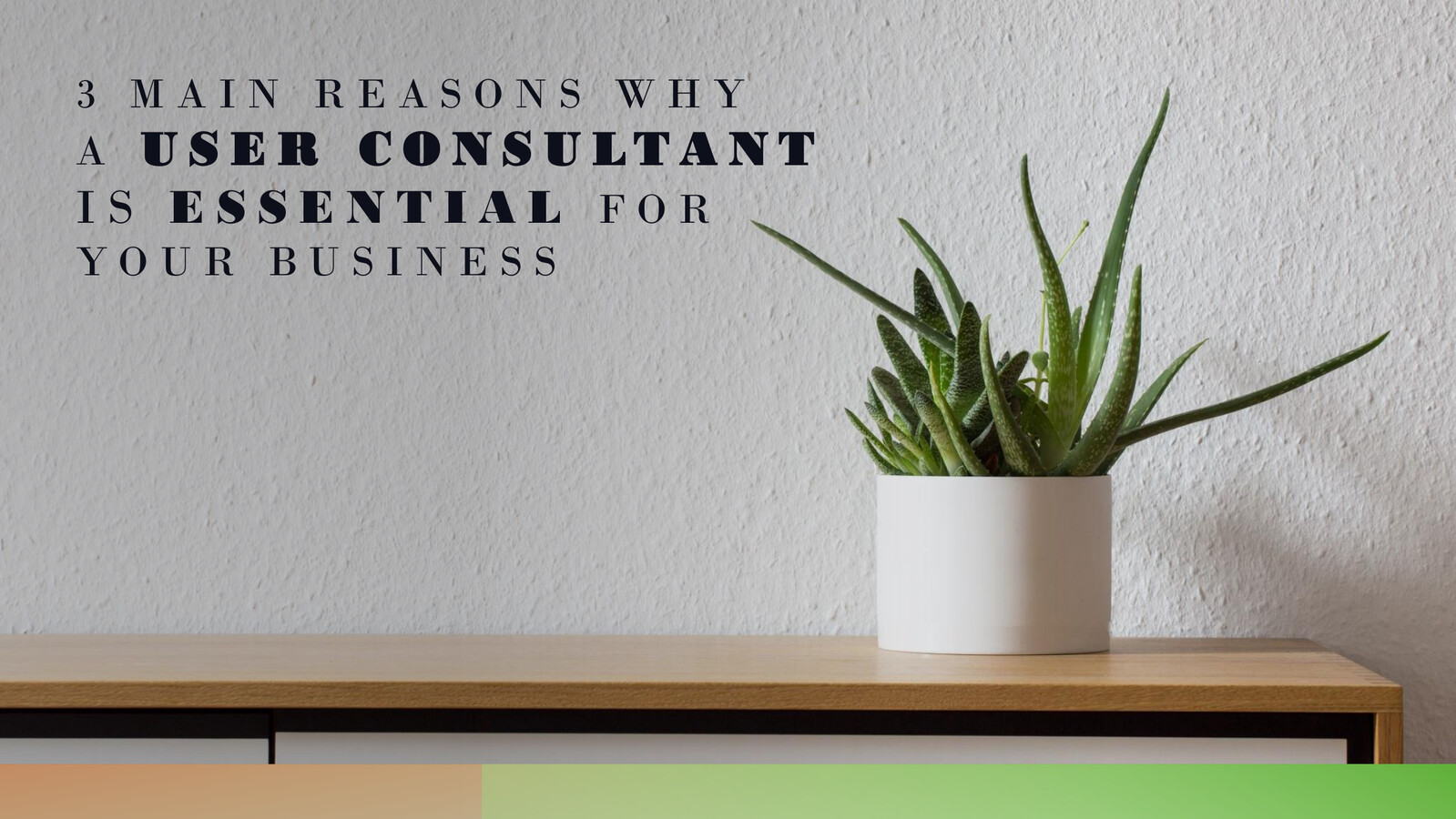 3 Main Reasons Why A User Consultant Is Essential For Your B by ...