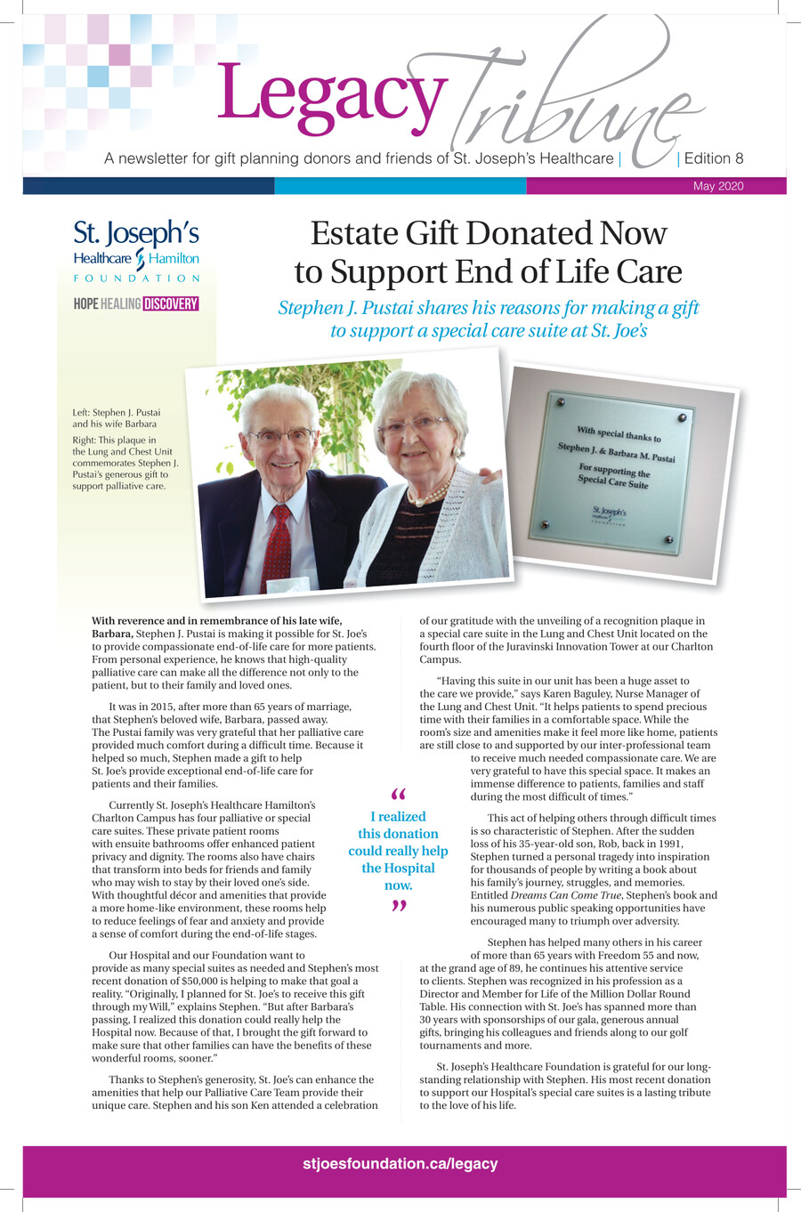 SJHF Legacy Tribune May 2020... - Flipsnack