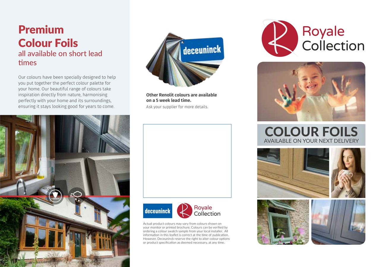 MB Frames PVC Flush Sash Windows Royale Colours by Chris - Flipsnack