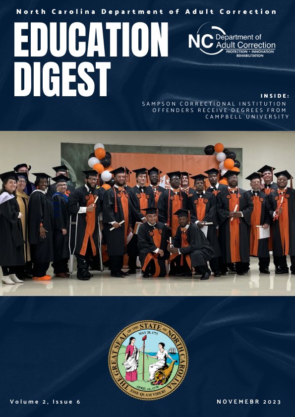 NCDAC Education Digest-Volume 2, Edition 6 by NCDAC - Flipsnack