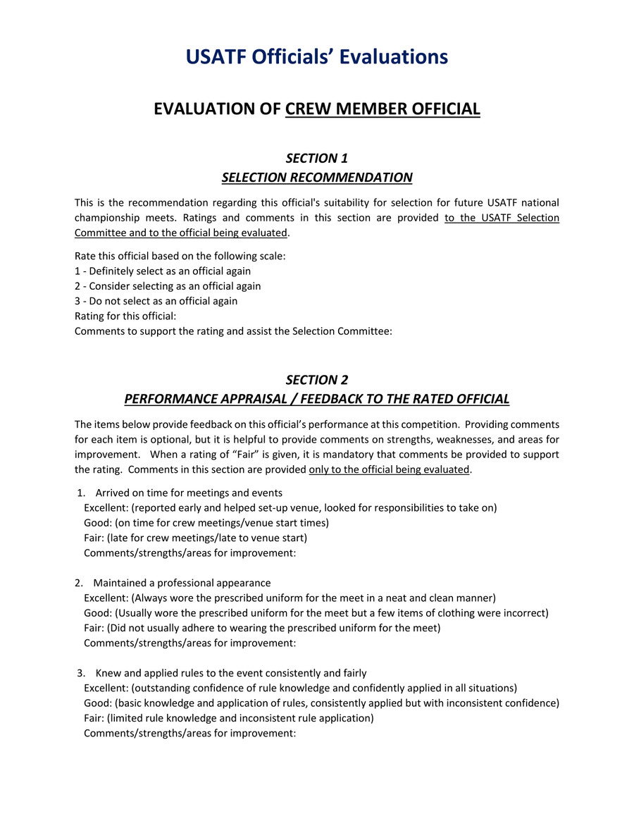 Evaluation for Crew Members by sarah.linehan - Flipsnack