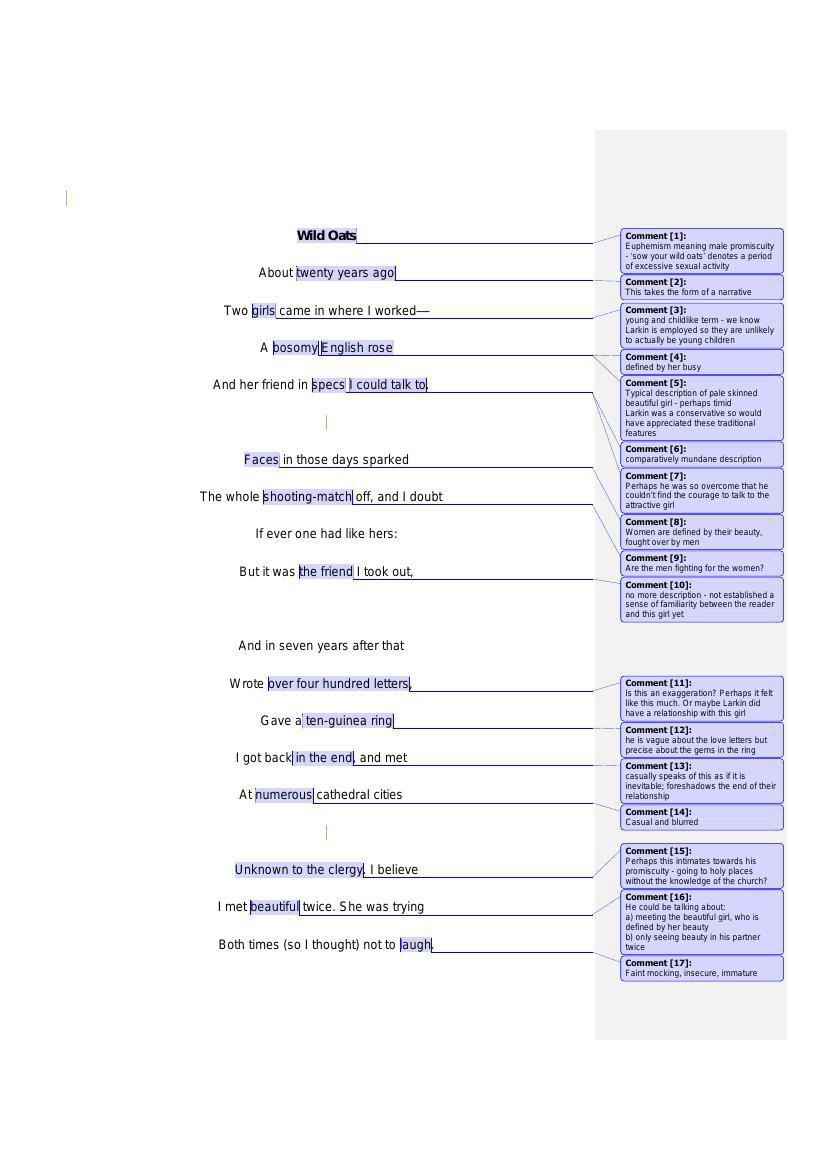 Wild Oats by saskiasimm - Flipsnack