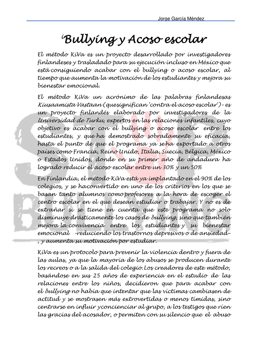 Revista Bullying y acoso es by Monica Castellanos - Flipsnack