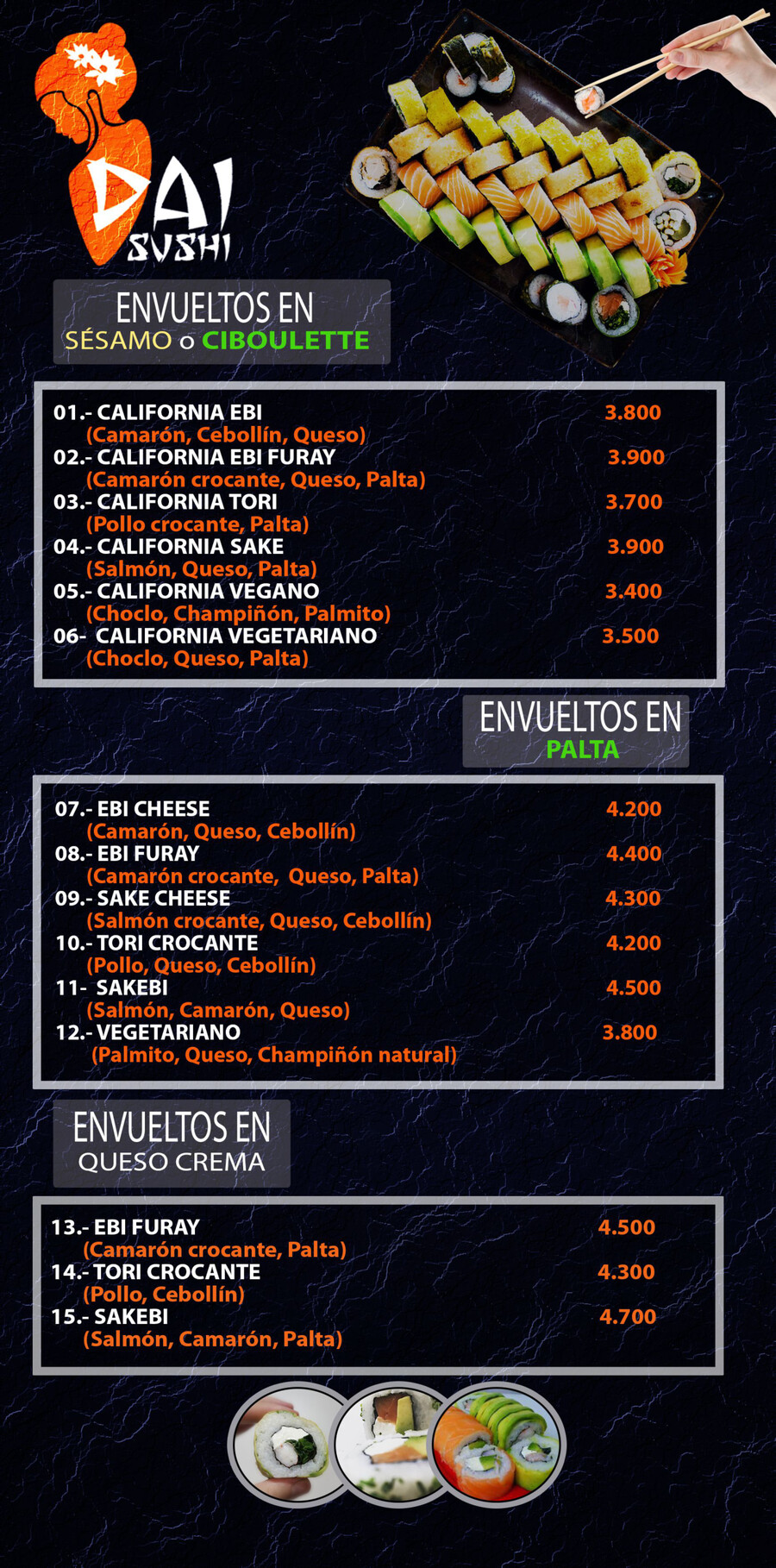 MENU DAISUSHI by Bárbara... - Flipsnack