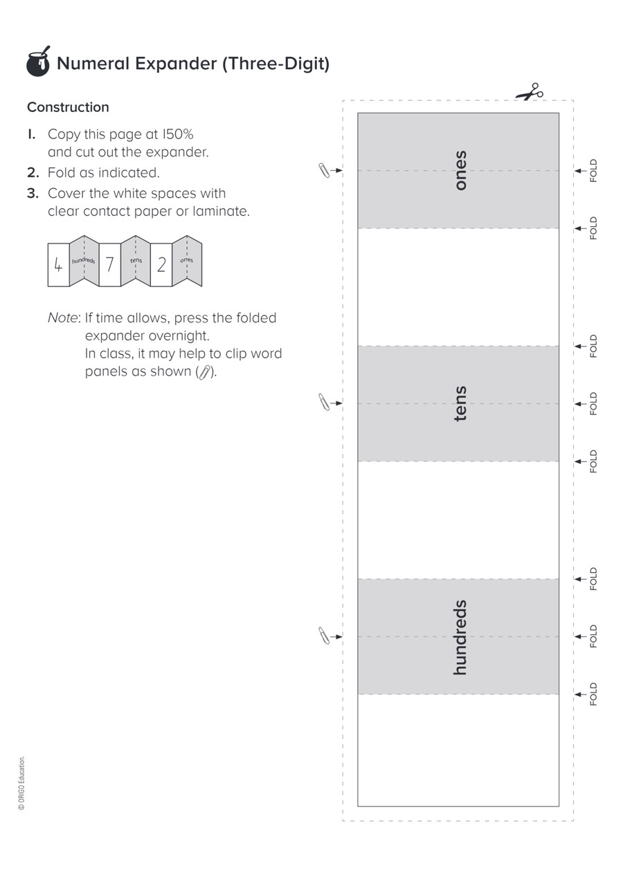 Numeral expander 3 digits by ORIGO Education - Flipsnack
