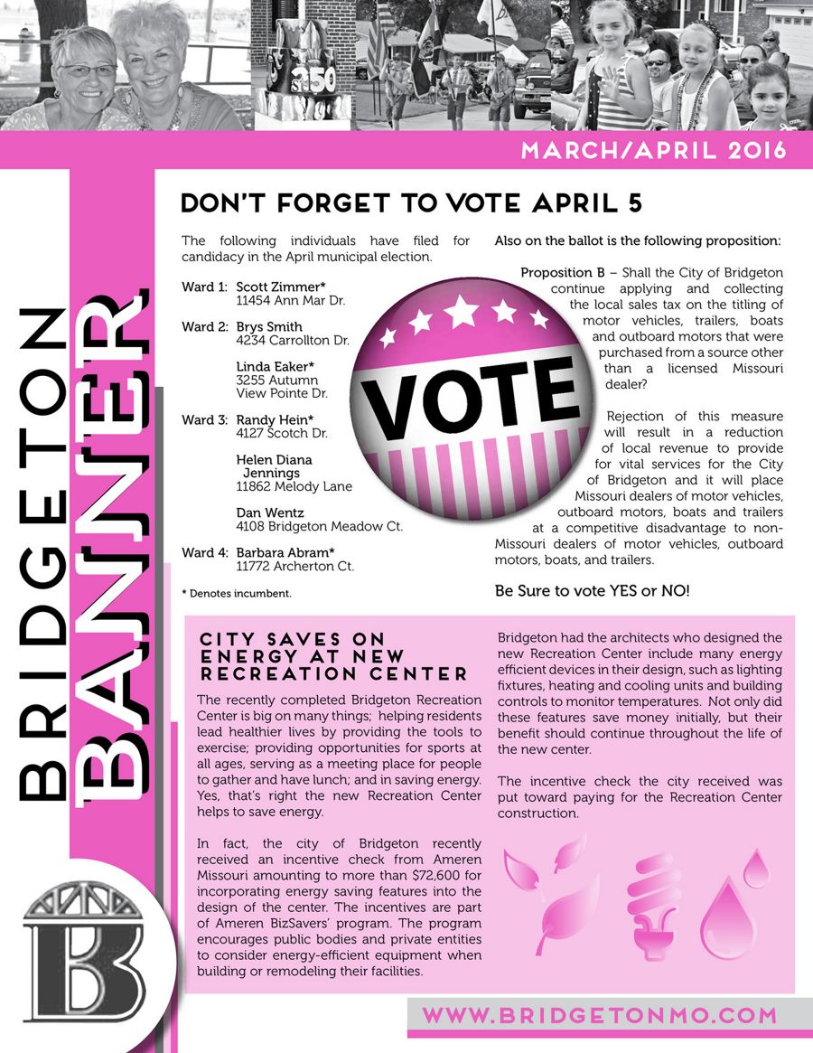 Bridgeton Banner Newsletter by chrisschmieder - Flipsnack