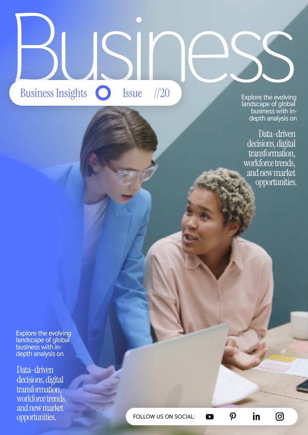 Business magazine template by Flipsnack templates - Flipsnack