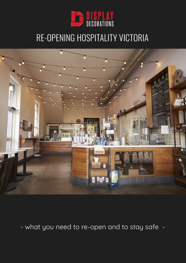 Display Decorations - Reopening Hospitality Booklet by Display ...