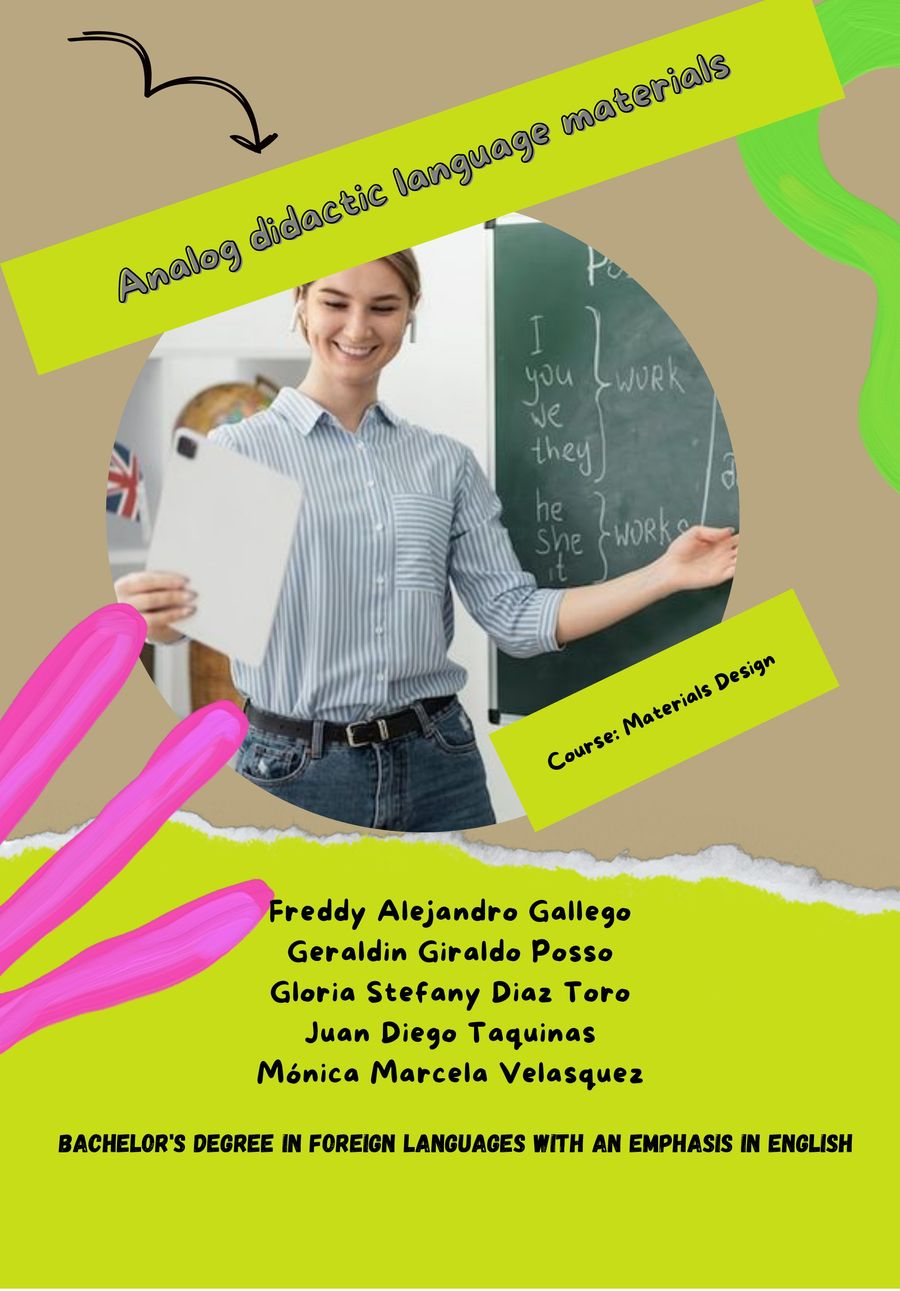 Analog didactic language materials by Estefany Dias - Flipsnack