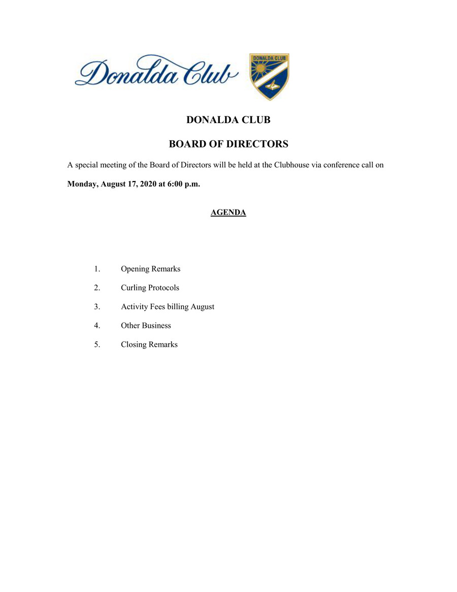 Board_Agenda_August_17_2020 by Donalda Club - Flipsnack