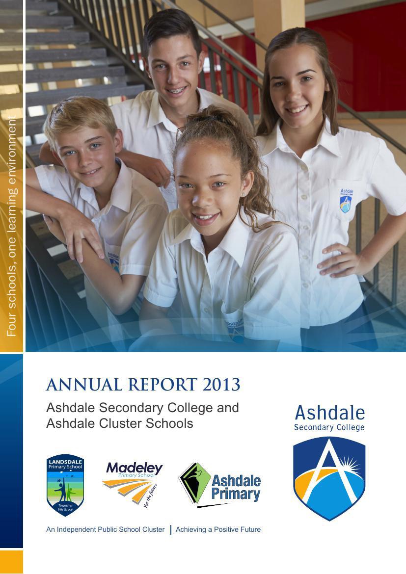 Ashdale Cluster & SC Annual Report 2013 by Leisa - Flipsnack