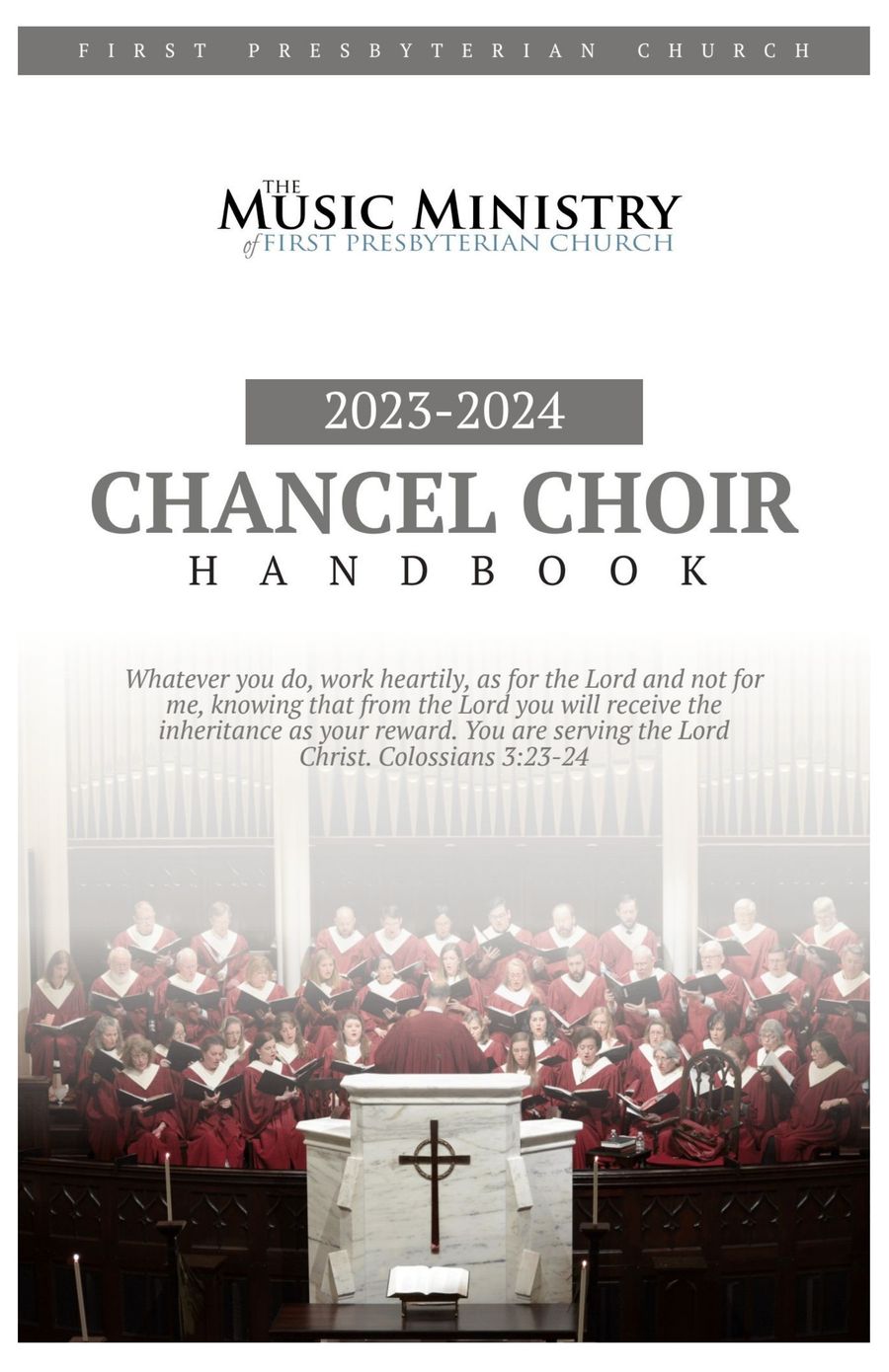 chancel choir handbook 2023-2024 digital by... - Flipsnack
