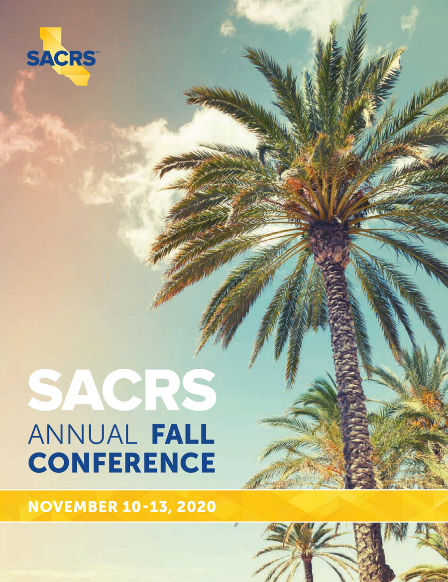 SACRS Fall 2020 Conference by Commerce Printing - Flipsnack