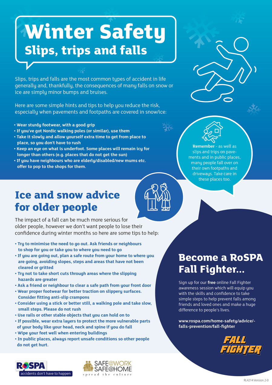 Safe@Work - Safe@Home Resource Slips, trips and falls by RoSPA - Flipsnack