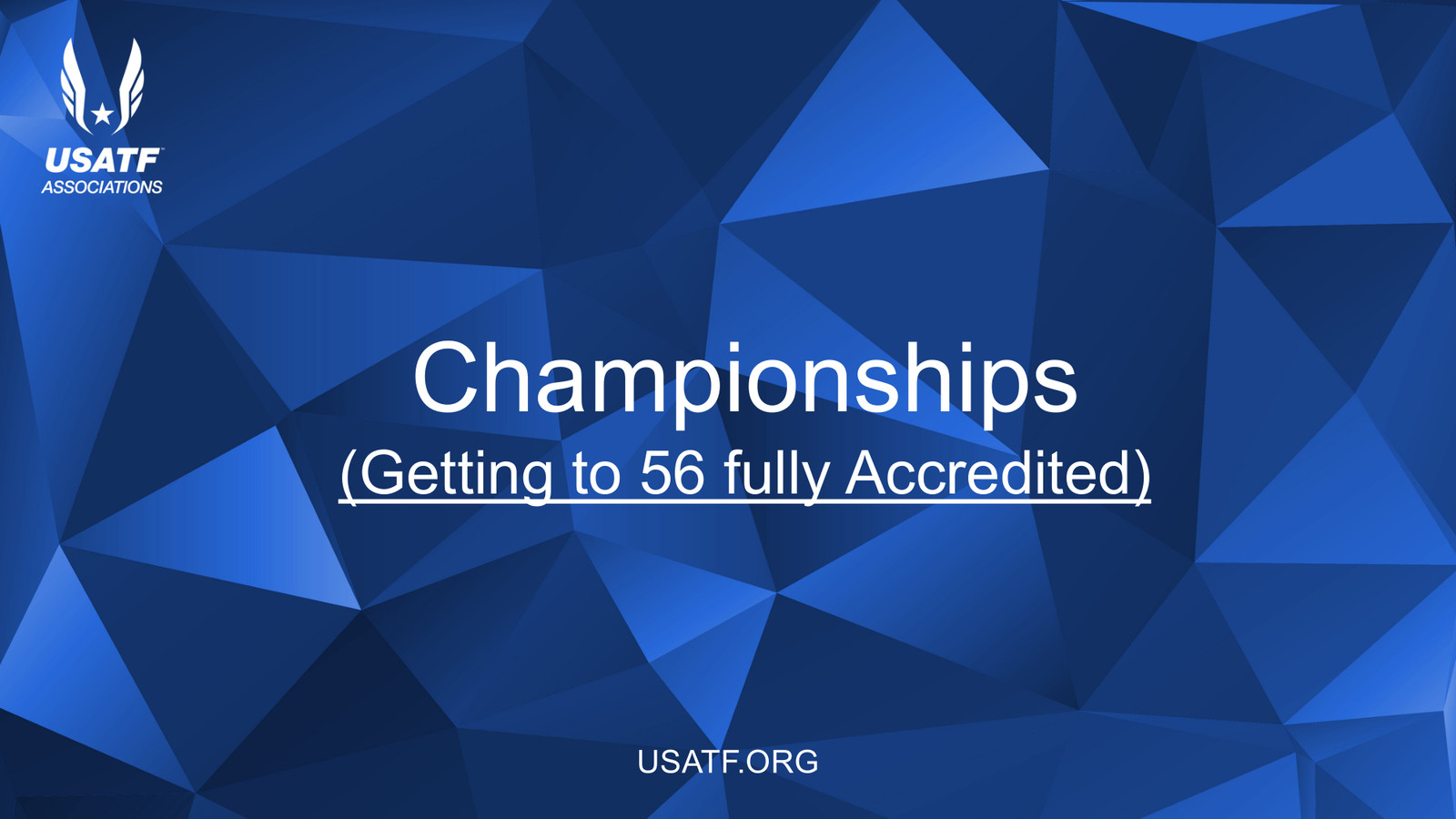2019 USATF Accreditation Associations Workshop by sarah.linehan - Flipsnack
