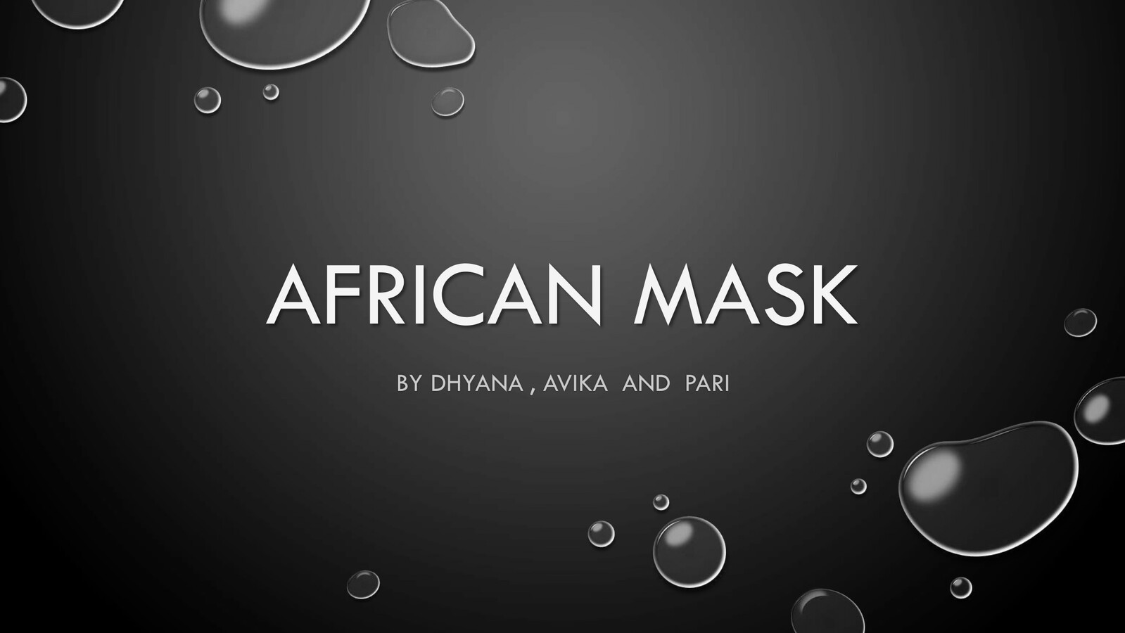 AFRICAN MASK project by Poonam Kocha - Flipsnack