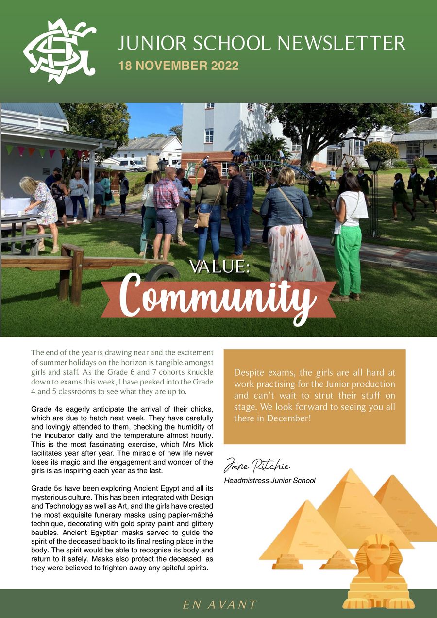 DSG_JUNIOR Newsletter_18 Nov 2022 (1) by Victoria Mallett - Flipsnack