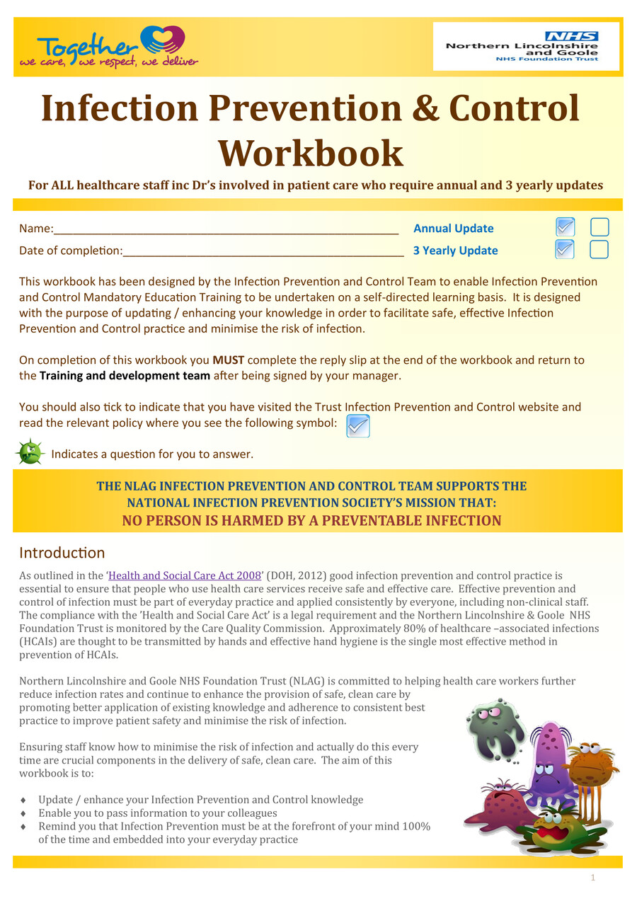 Infection Control Workbook - Clinical Staff-publisher (2) by mo mad ...