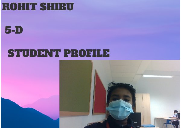 Student profile Rohit Shibu 5-D by Rohit SHIBU - Flipsnack